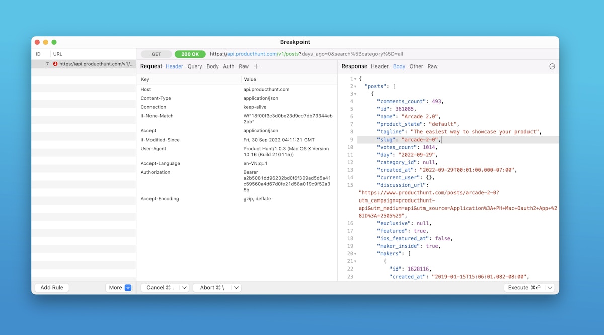Proxyman · Debug, intercept & mock HTTP with Proxyman